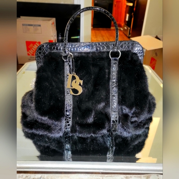 donna | Bags | Donna Sayer Fabulous Furs Large Bag | Poshmark